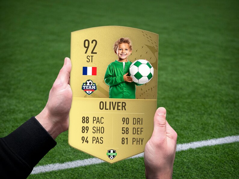 Personalized Soccer Card: Custom Football Fan Gift - Etsy
