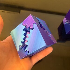3d Printed Gear Cube - Etsy