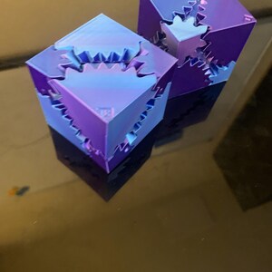 3d Printed Gear Cube - Etsy