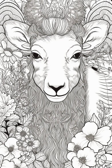 Sheep Mandala Colouring Pages: 100 Amazing Patterns Adult Colouring ...