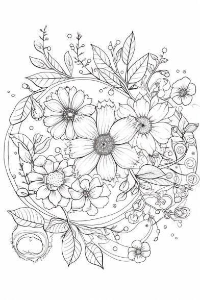 Flower Colouring Pages: 100 Amazing Patterns Adult Colouring Book by ...