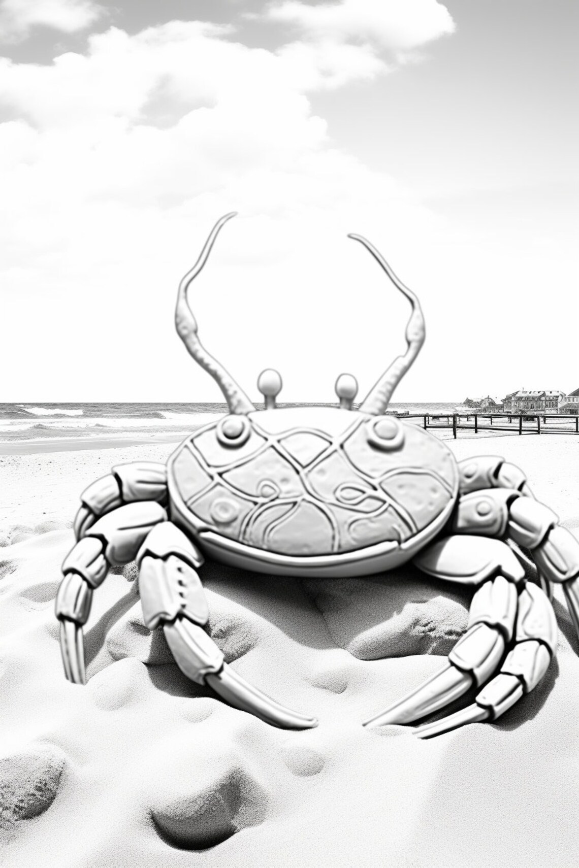 20 Crab Kids Colouring Pages, Amazing Patterns, Kids Colouring Book ...