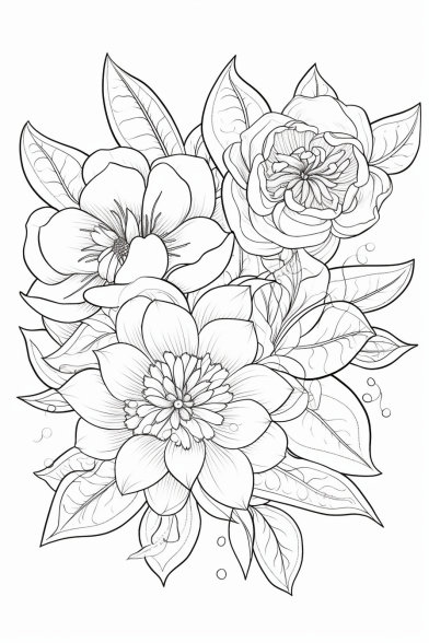 Flower Colouring Pages: 100 Amazing Patterns Adult Colouring Book by ...