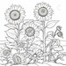 20 Sunflowers Kids Colouring Pages, Amazing Patterns, Kids Colouring ...