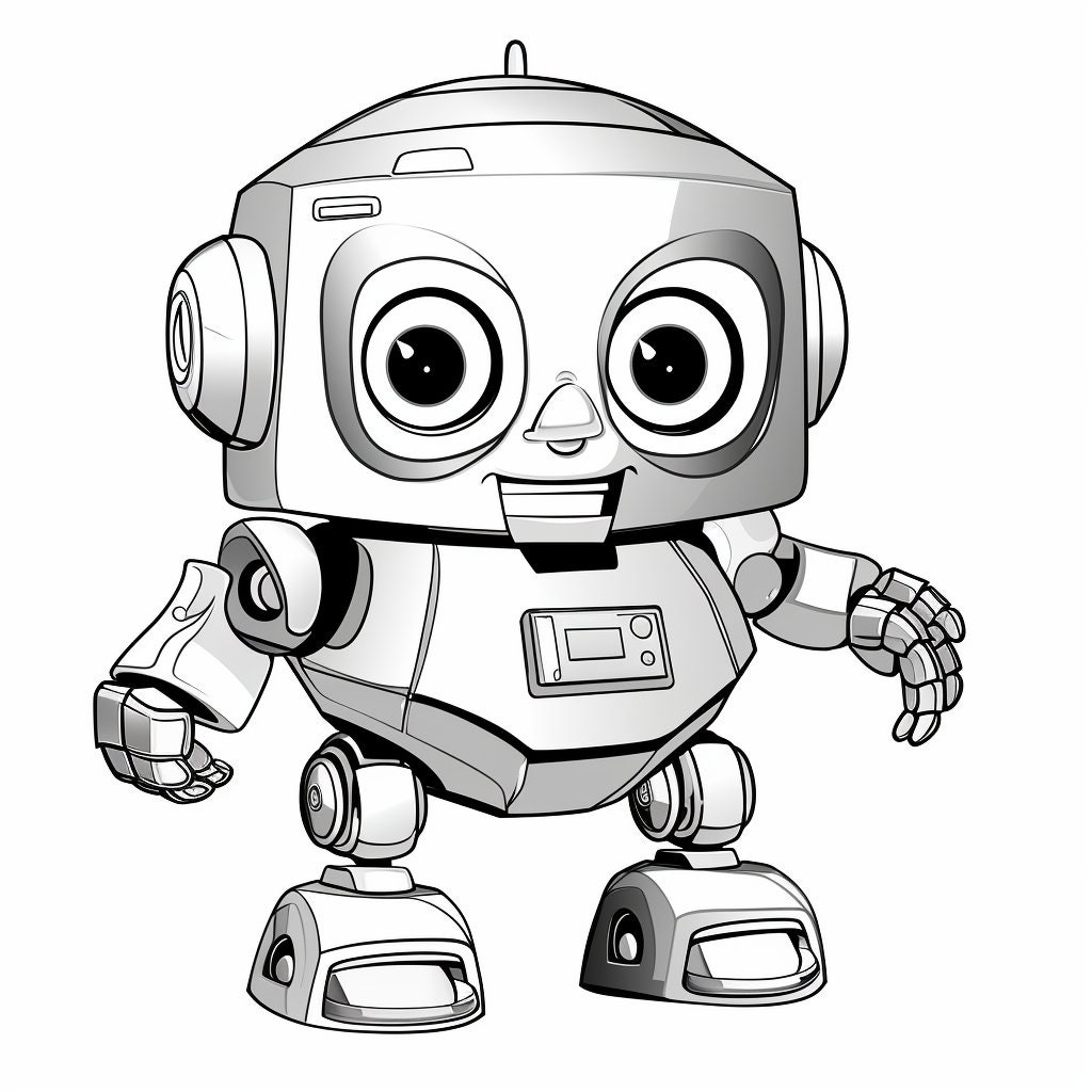 20 Robot Kids Colouring Pages, Amazing Patterns, Kids Colouring Book ...