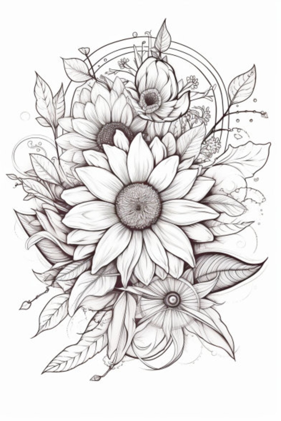 Flower Colouring Pages: 100 Amazing Patterns Adult Colouring Book by ...