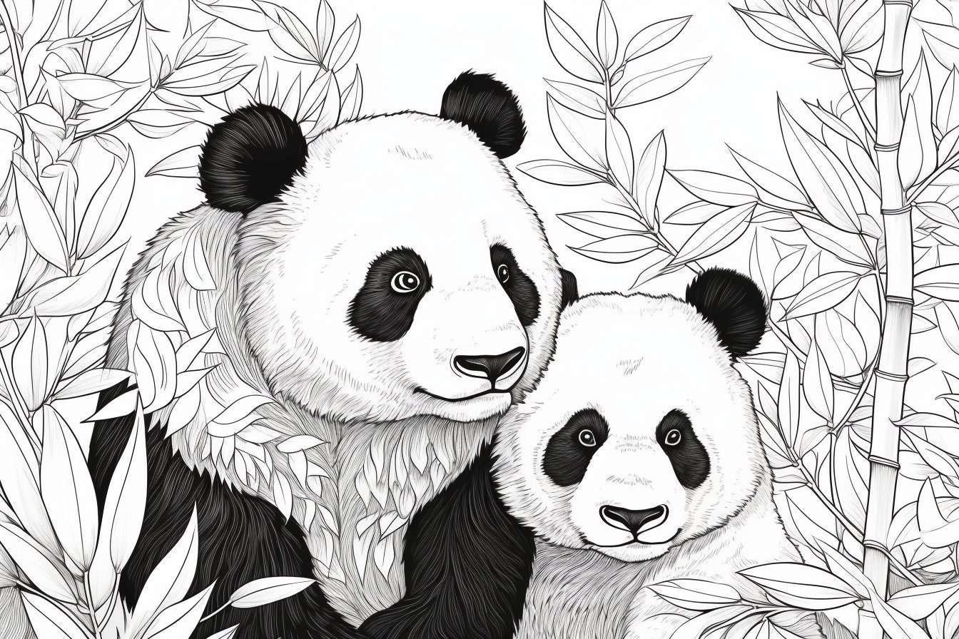 30 Pandas Colouring Pages Amazing Patterns Adult Colouring - Etsy