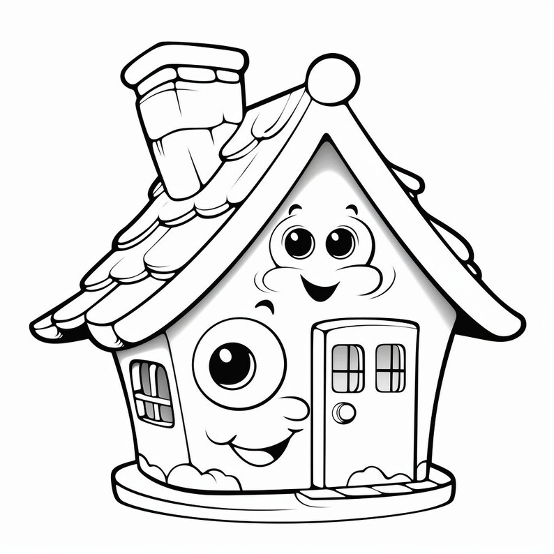 20 Bird House Kids Colouring Pages Amazing Patterns Kids - Etsy