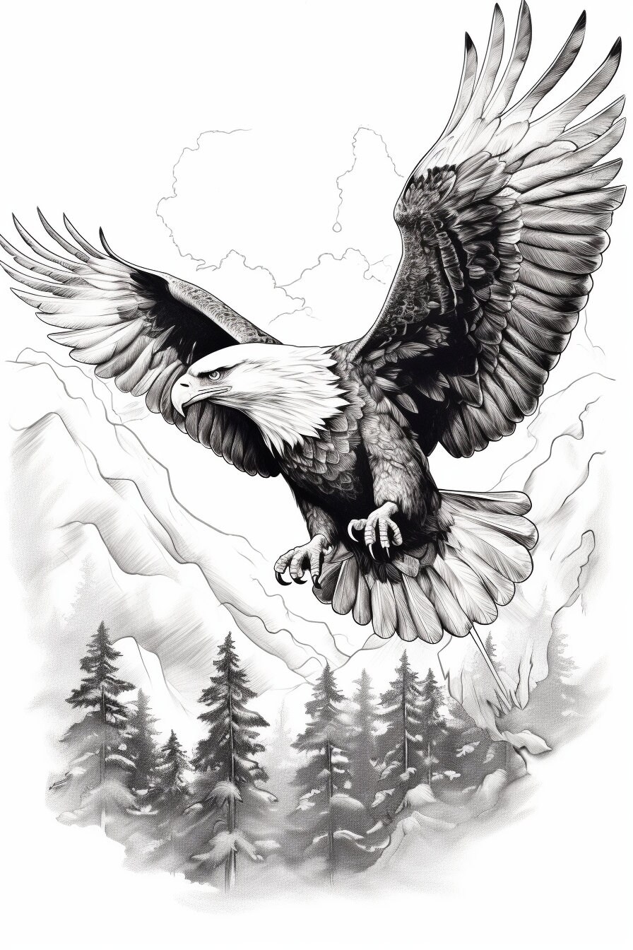 20 Eagle Kids Colouring Pages, Amazing Patterns, Kids Colouring Book, Digital Colouring ...