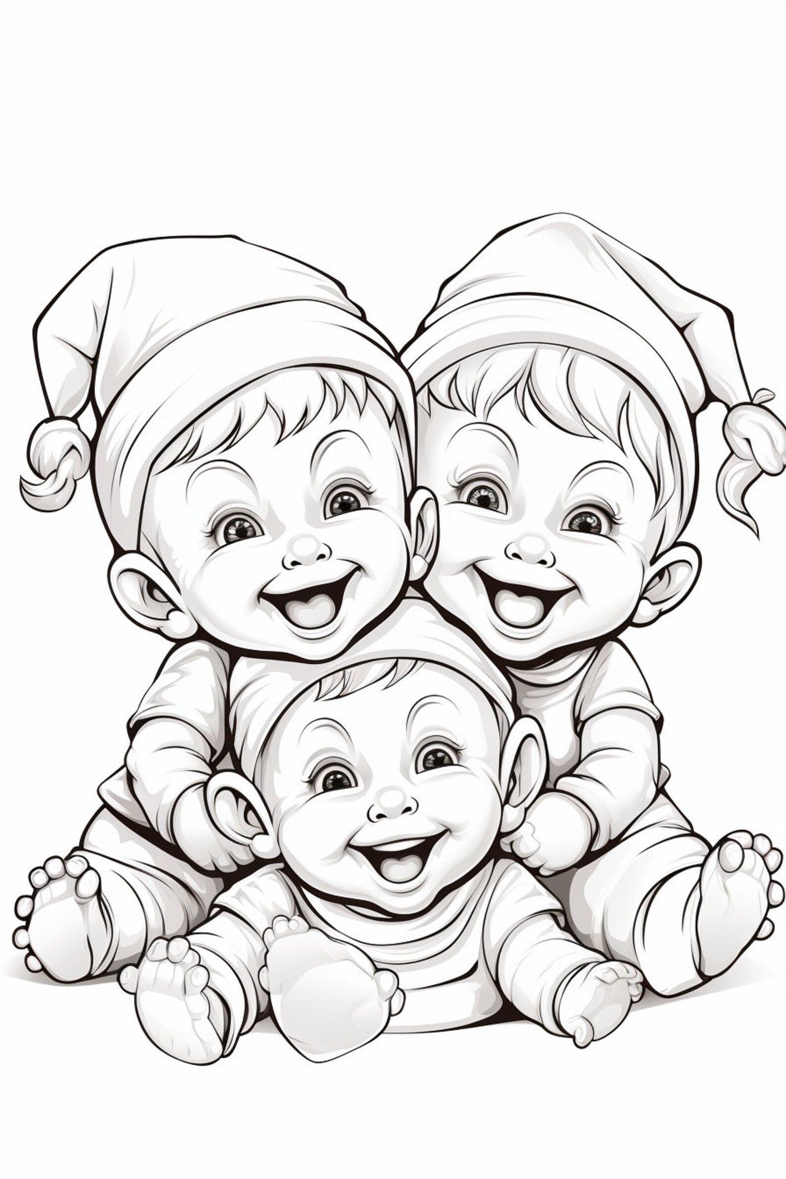 20 Elves Laughing Kids Colouring Pages, Amazing Patterns, Kids ...