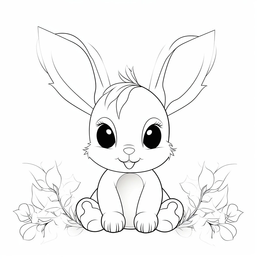 20 Baby Rabbit Kids Colouring Pages, Amazing Patterns, Kids Colouring ...