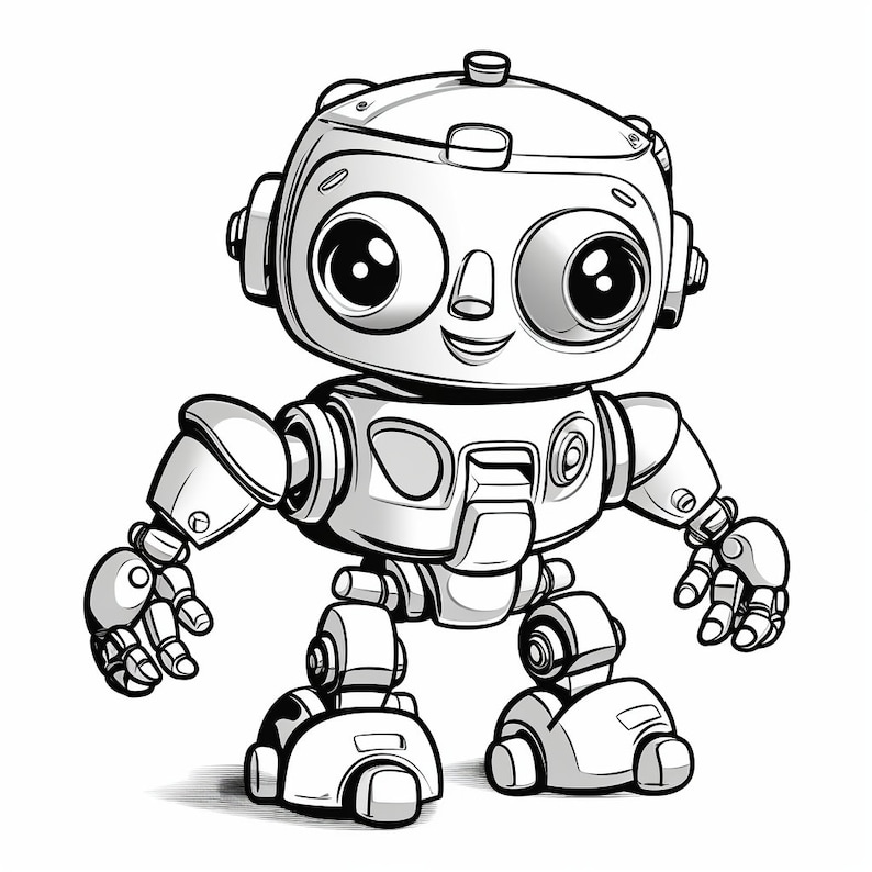 20 Robot Kids Colouring Pages, Amazing Patterns, Kids Colouring Book ...