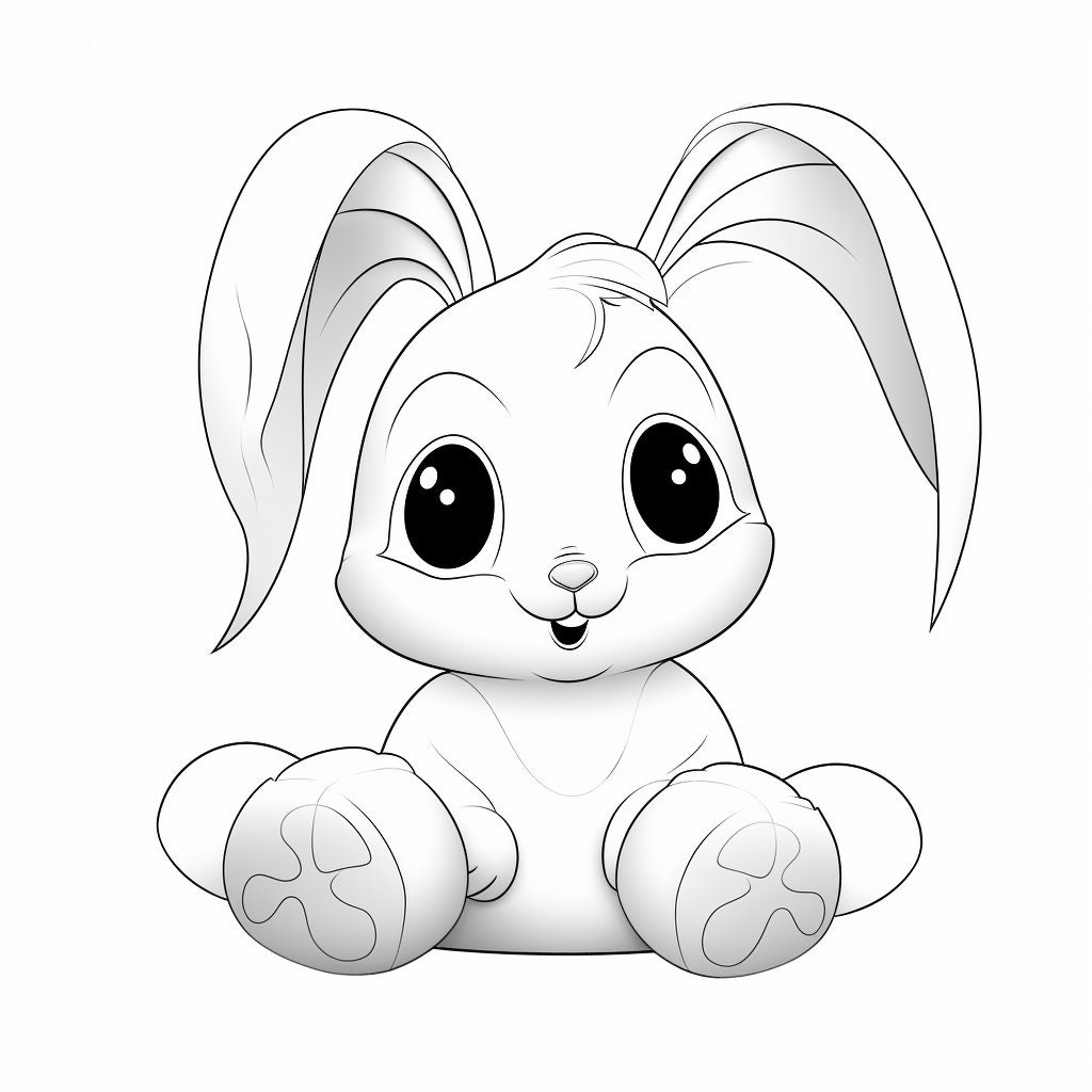 20 Baby Rabbit Kids Colouring Pages, Amazing Patterns, Kids Colouring ...