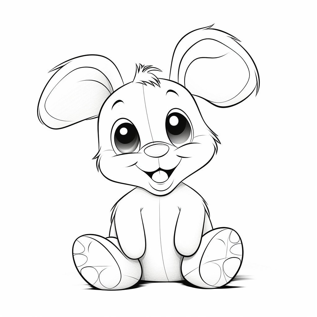 20 Baby Rabbit Kids Colouring Pages, Amazing Patterns, Kids Colouring ...