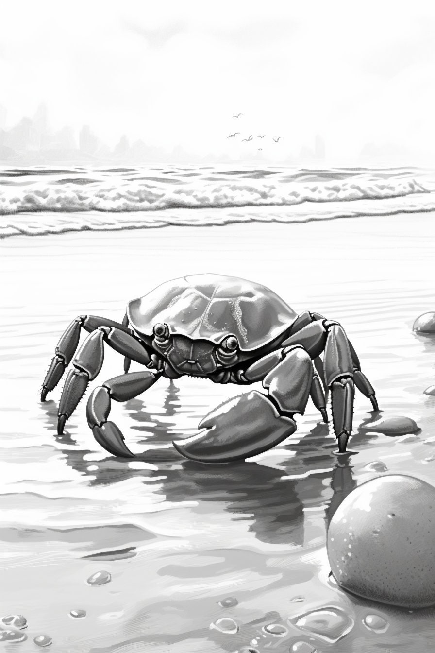 20 Crab Kids Colouring Pages, Amazing Patterns, Kids Colouring Book ...