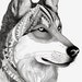100 Siberian Husky Mandala Colouring Pages, Amazing Patterns, Adult ...