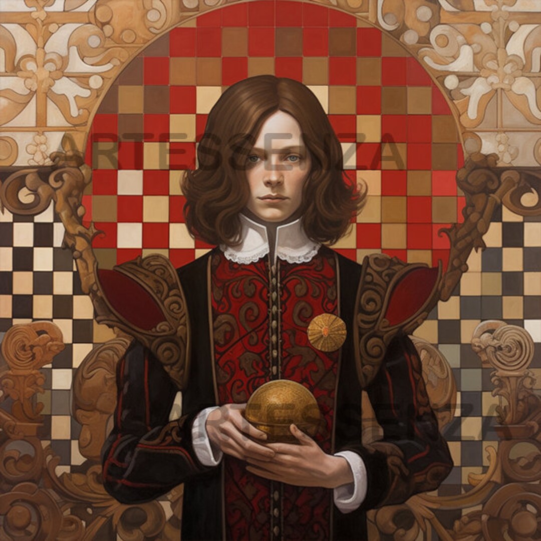 Courtiers Digital Download Wall Art Gift Printable Instant Download 5 ...