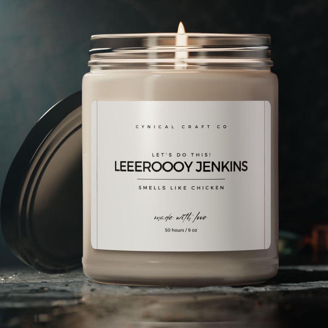 LEEEROY JENKINS! | Funny Candle Gift | World of Warcraft Gift | Wow ...