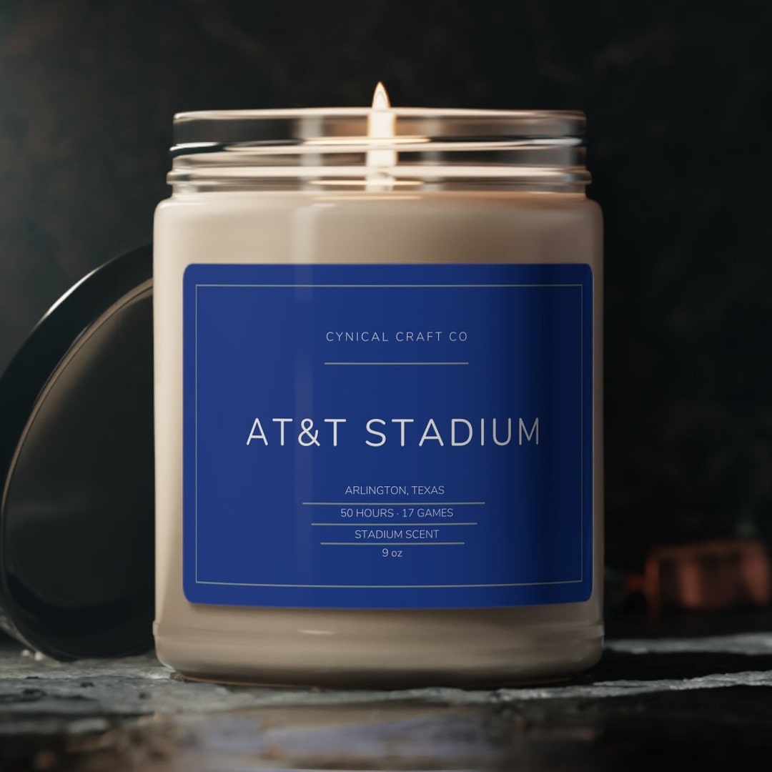 AT&T Stadium Candle, Dallas Cowboys Football Candle, Cowboys Football ...