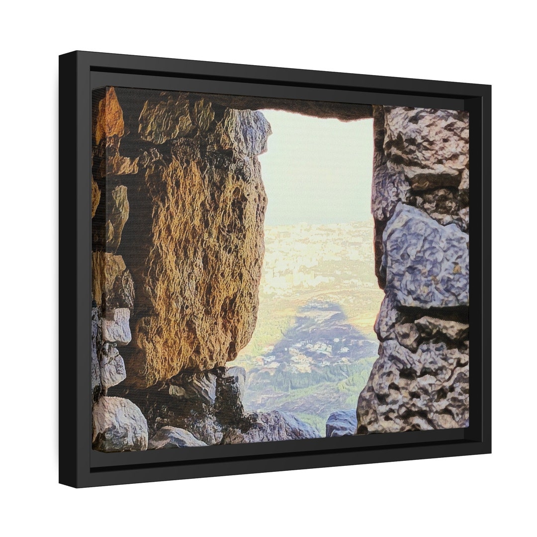 Scenic Wall Art Panoramic Wall Art Calming Wall Art Framed Matte Canvas ...