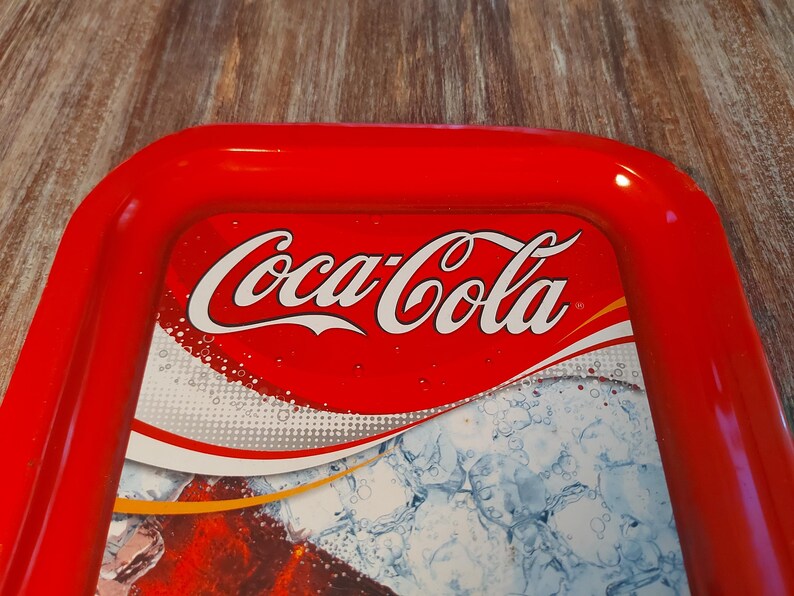 Original 1980's Coca Cola Tray, Drink Coca Cola, Vintage Coke Serving ...