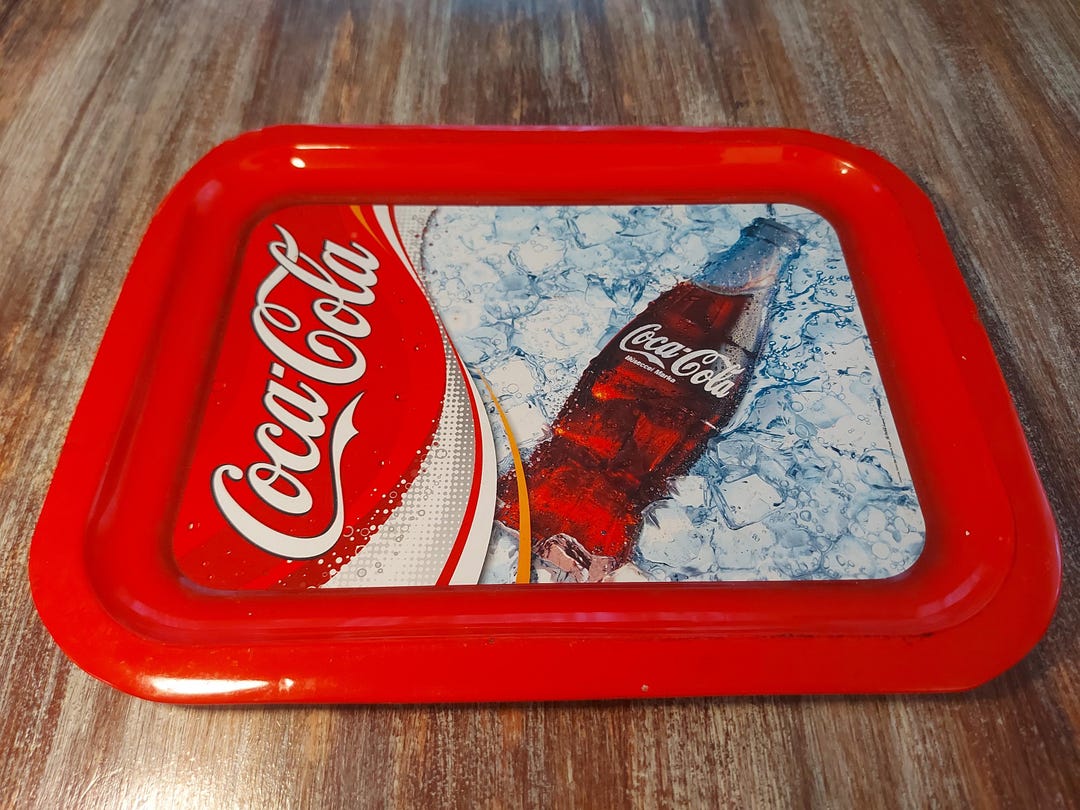 Original 1980's Coca Cola Tray, Drink Coca Cola, Vintage Coke Serving ...