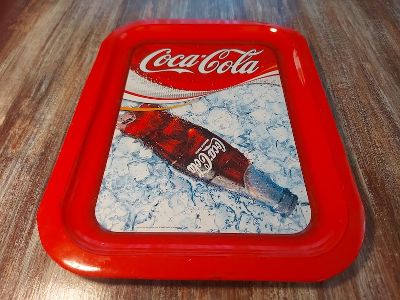 Original 1980's Coca Cola Tray, Drink Coca Cola, Vintage Coke Serving ...