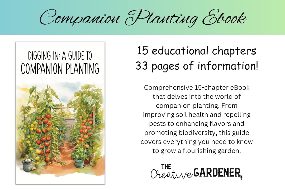 A Guide to Companion Planting Ebook, Digital Download PDF - Etsy