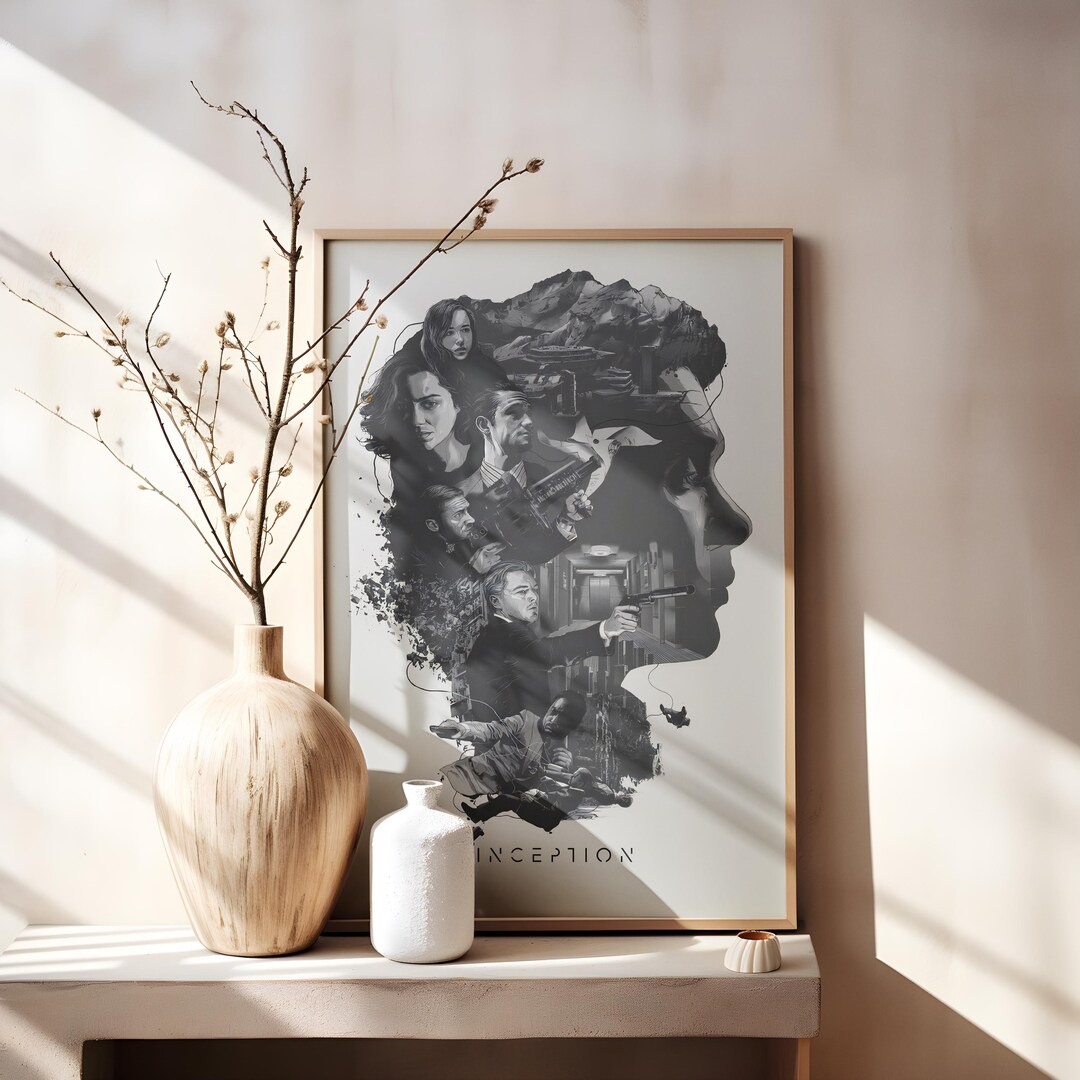 Inception Movie Poster, High Quality Canvas Wall Art - Etsy