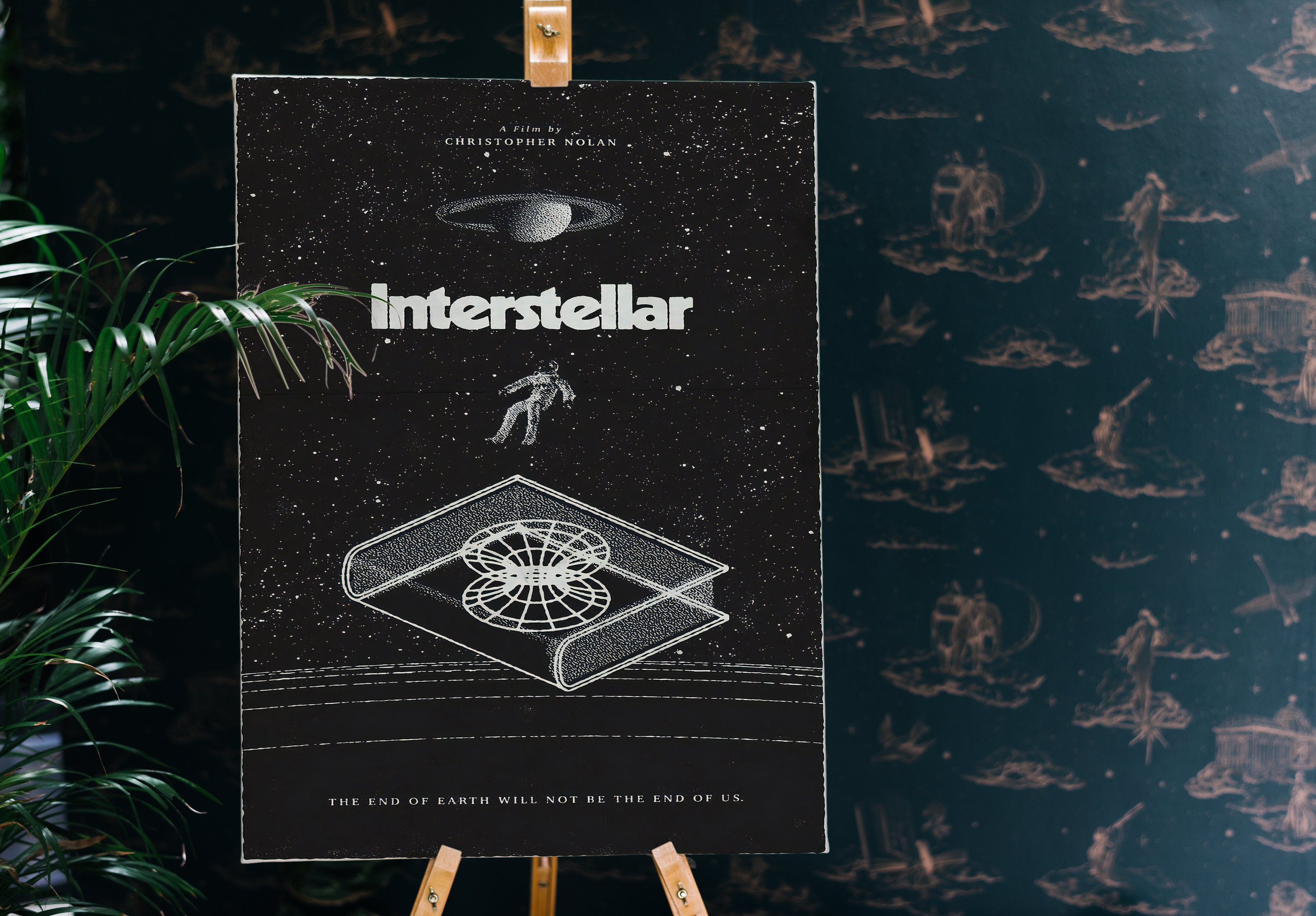 Interstellar Movie Poster, Sci-fi Canvas Wall Art - Etsy