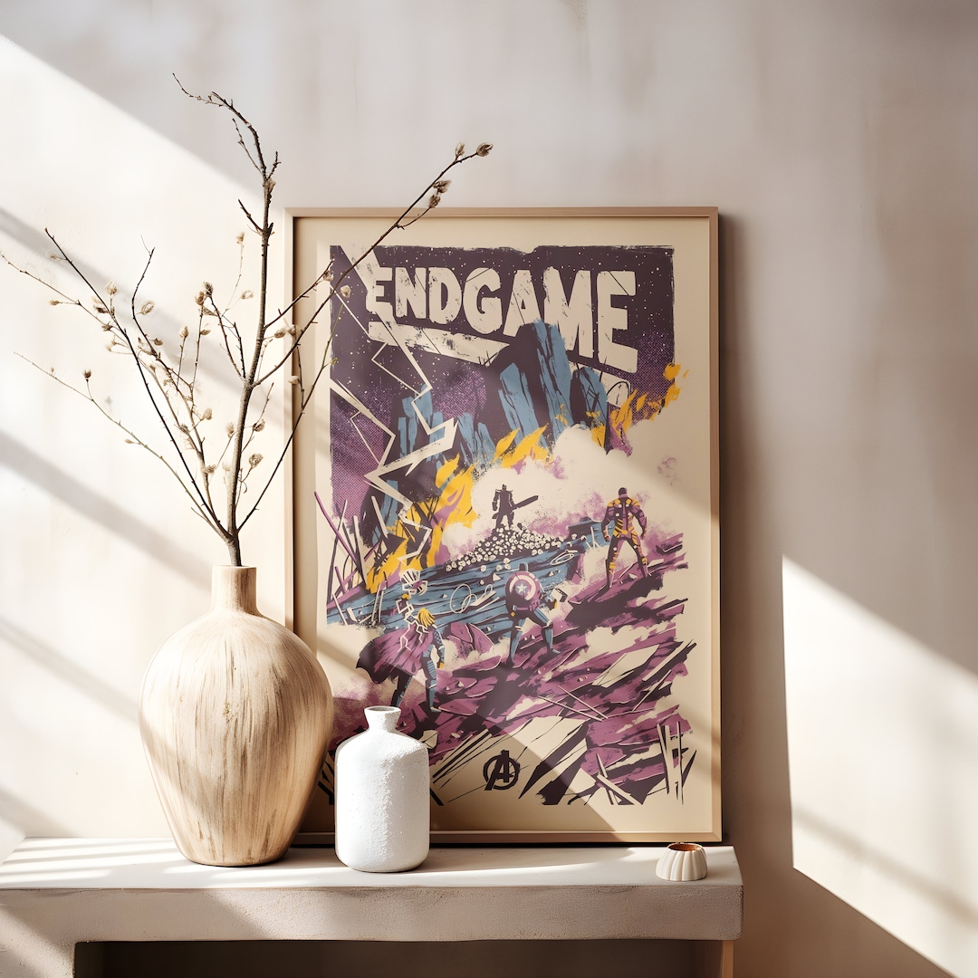 Avengers End Game Movie Poster: Kids Room Decor - Etsy