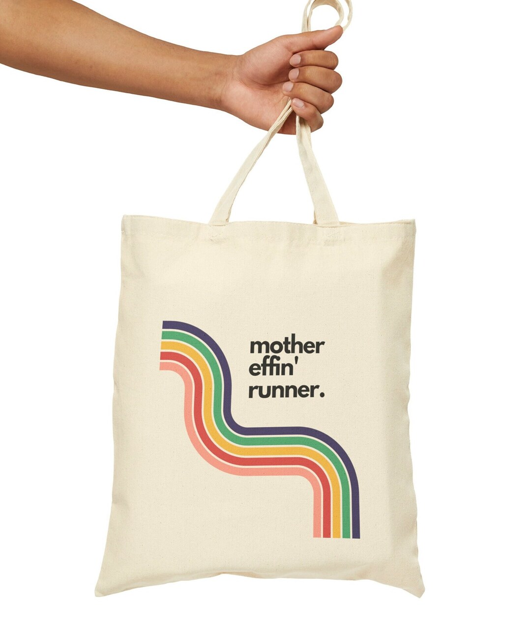 Mother Effin Runner Tote Bag, Runner Gift, Gifts for Runners, Running ...