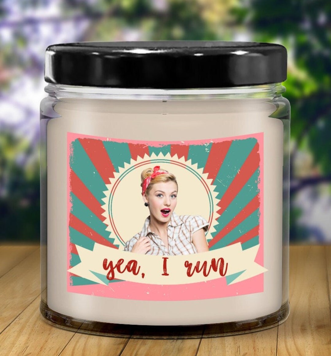 Running Candle, Fun Running Gift for Women, Unique Gifts for Runners ...