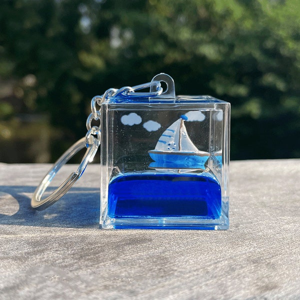 Floating Keychain - Etsy