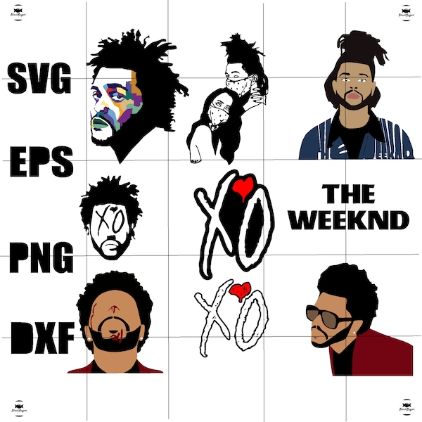 The Weeknd Svg - Etsy