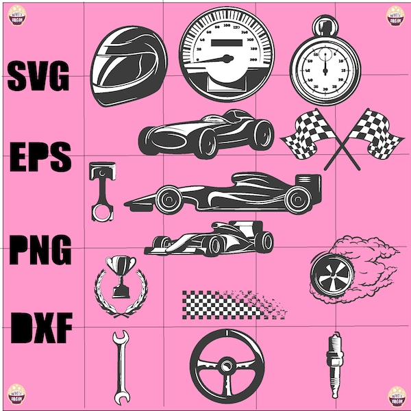 Formula 1 Track Svg - Etsy