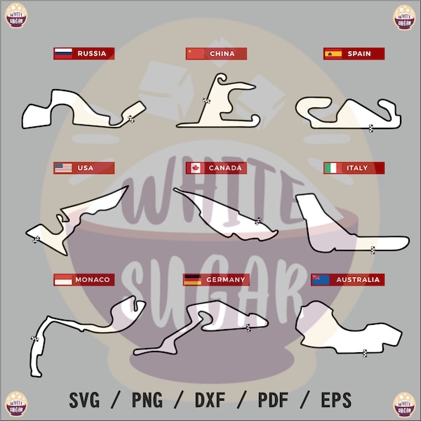 F1 Track Svg 2024 - Etsy