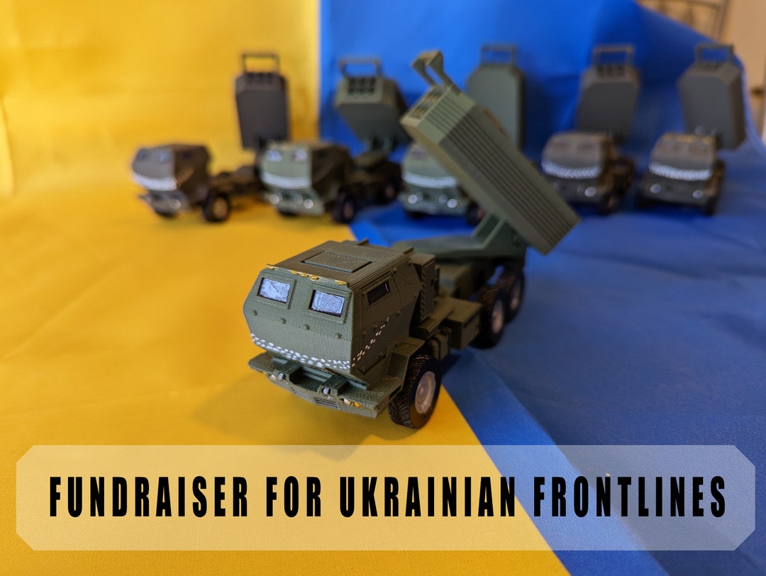 Ukrainian M142 HIMARS MLRS Model, Hand-painted ZSU smile/grin - Etsy