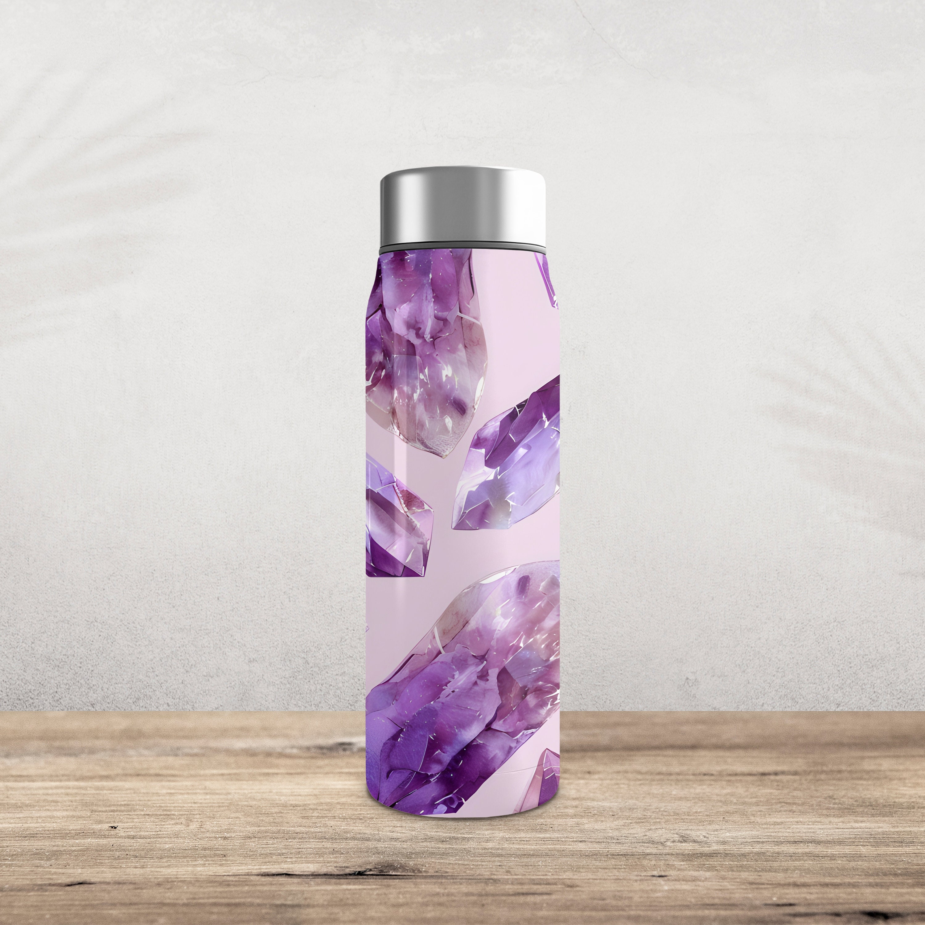 Crystal Pattern Amethyst PNG SVG Gemstone Amethyst Digital Pattern ...