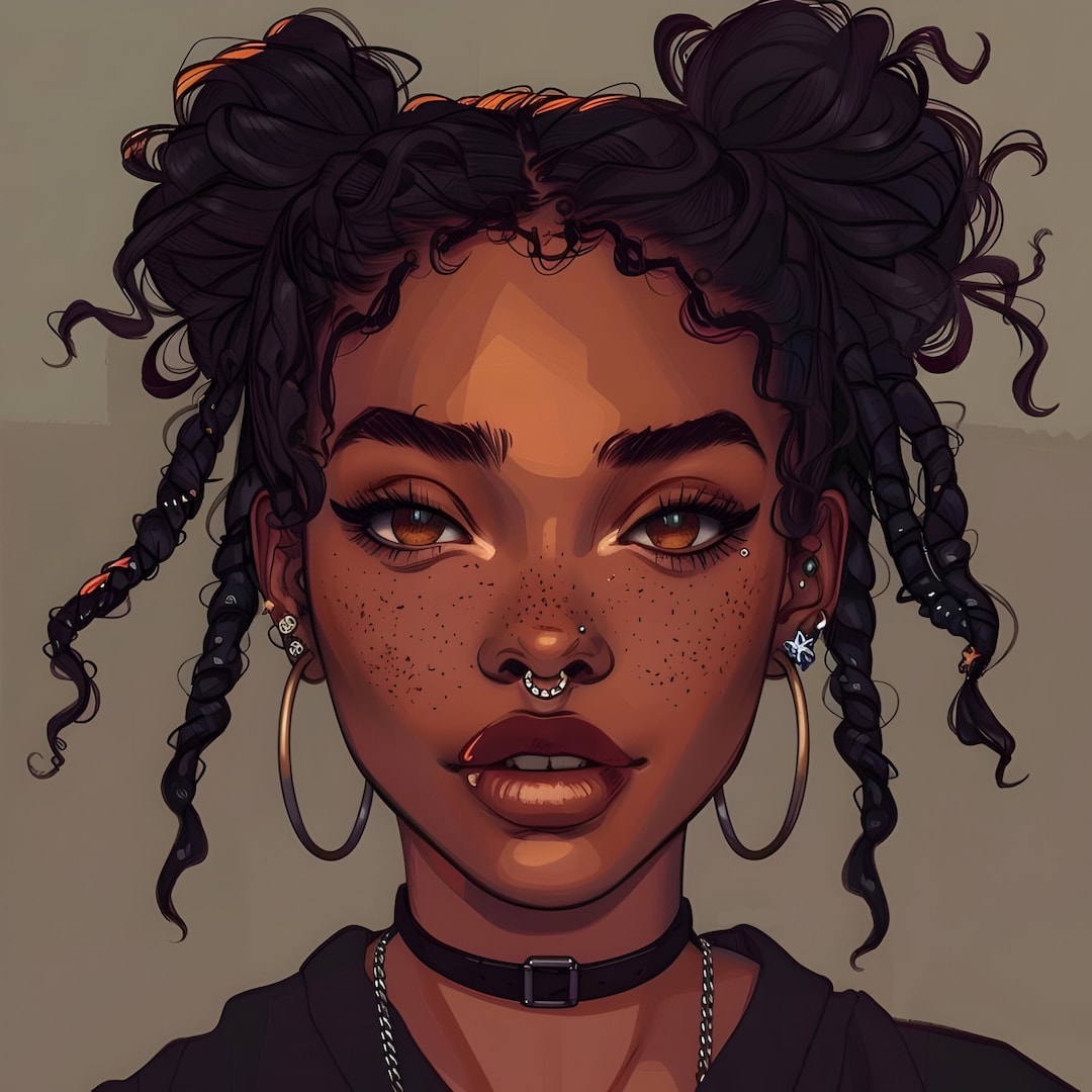 Black Woman Locs Svg Png Images Black Svg Images Beautiful Woman ...