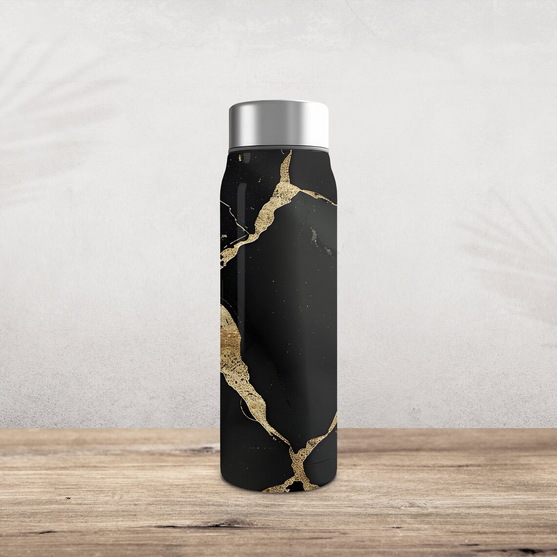 Kintsugi Pattern PNG SVG Black Kintsugi Digital Pattern Wallpaper ...