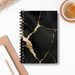 Kintsugi Pattern PNG SVG Black Kintsugi Digital Pattern Wallpaper ...