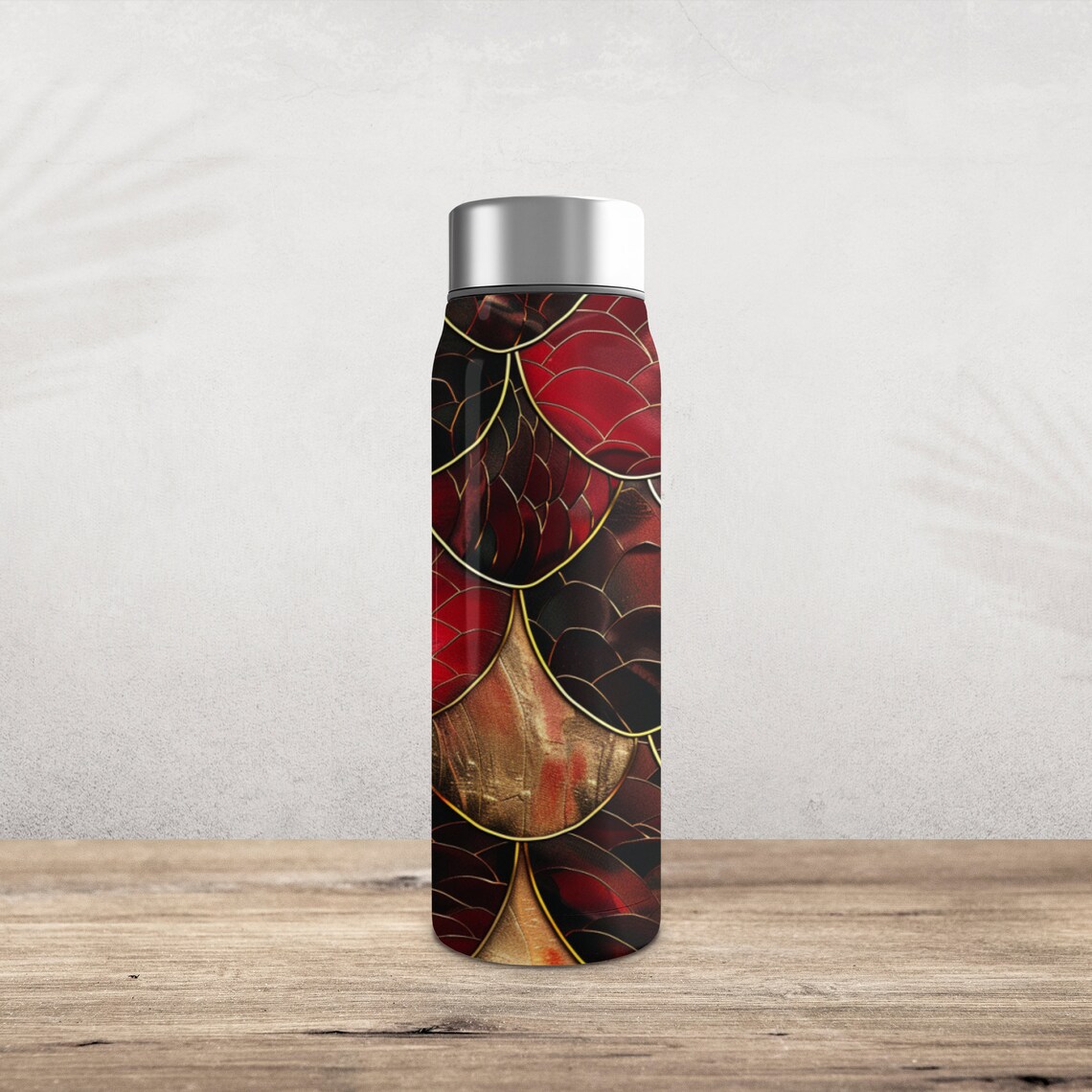 Red and Gold Dragon Scale Pattern. Digital Pattern. PNG & SVG. Digital ...