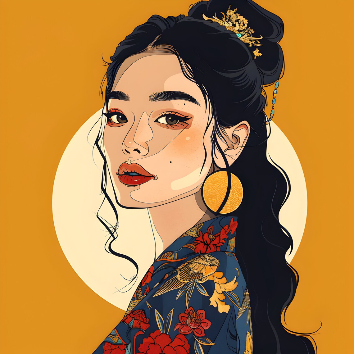 Asian Woman Svg Png Images Svg Images Beautiful East Asian Woman ...