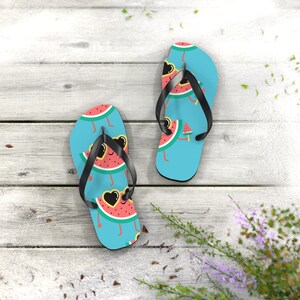 Watermelon Pattern Slippers Flip Flops - Etsy