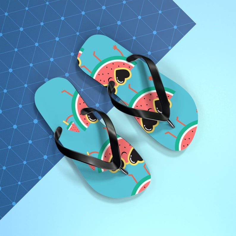 Watermelon Pattern Slippers Flip Flops - Etsy