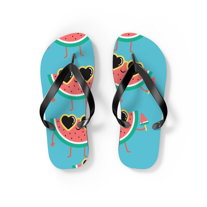 Watermelon Pattern Slippers Flip Flops - Etsy
