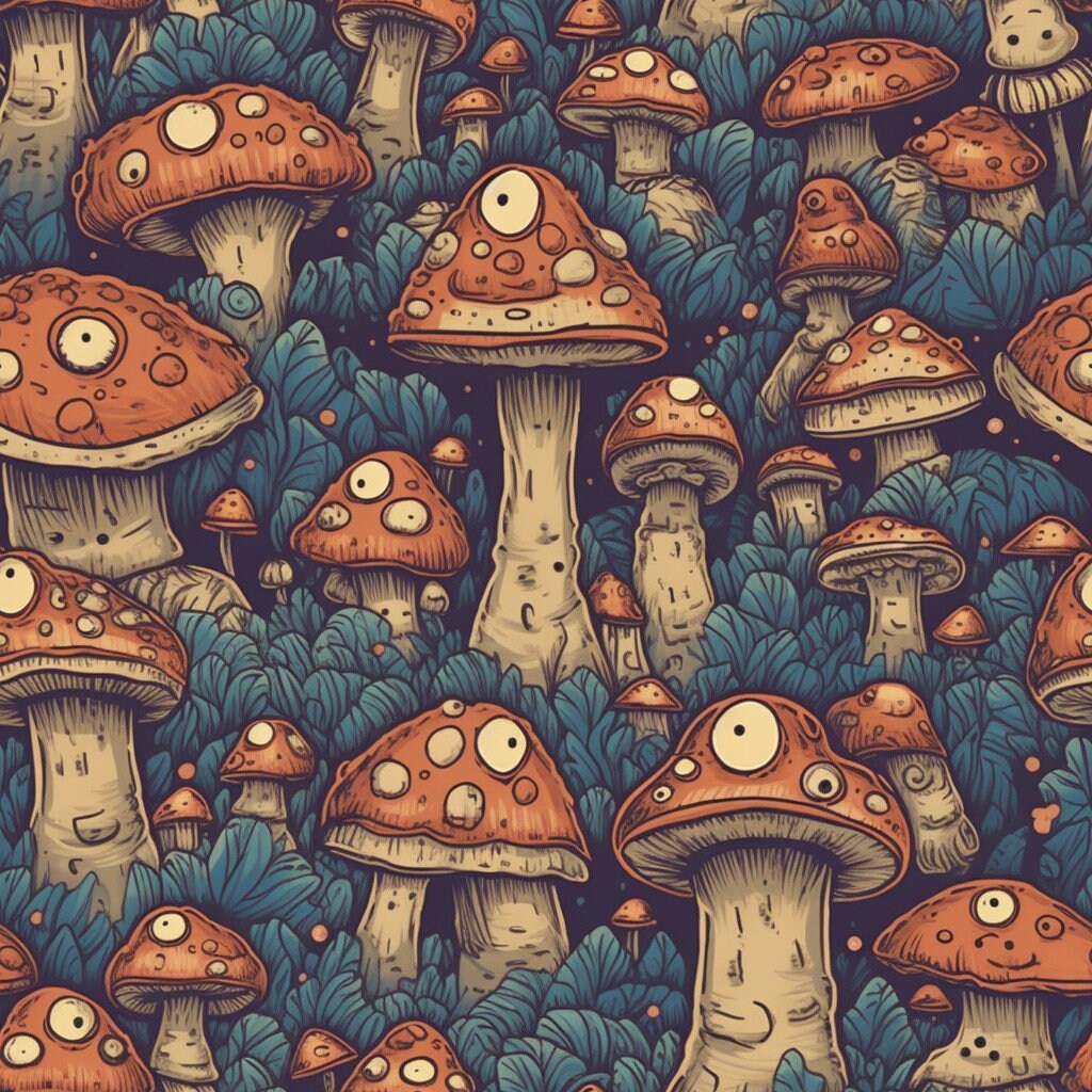 10 Pack of Weird and Wacky Nature - Seamless Patterns - Etsy