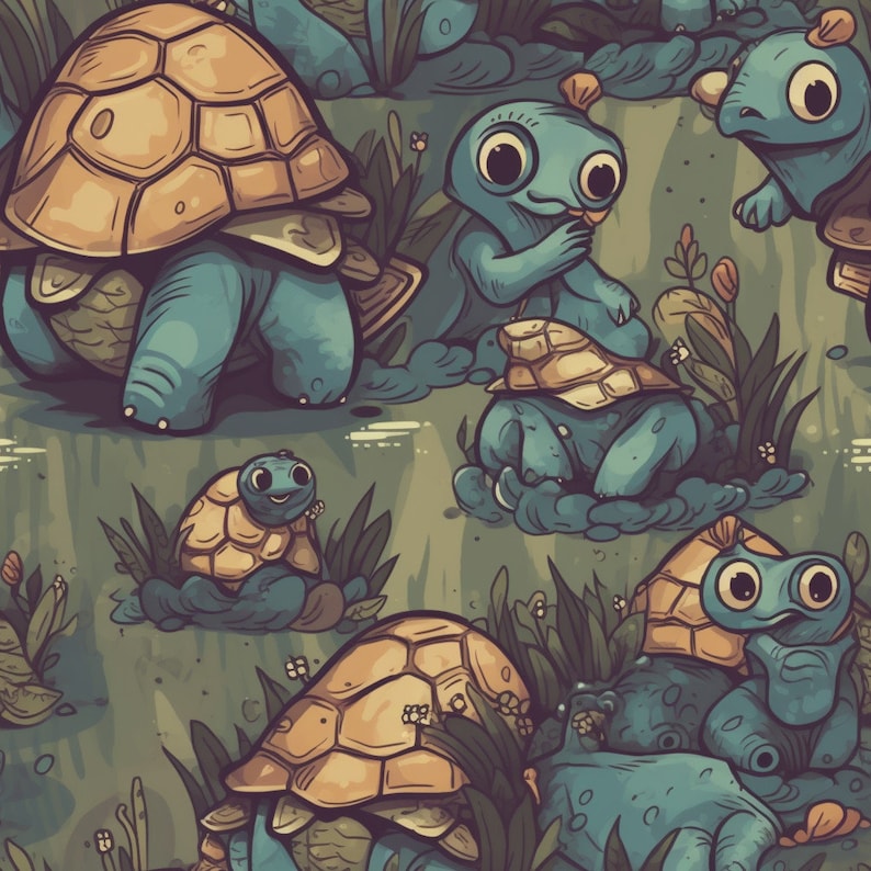 10 Pack of Weird and Wacky Nature - Seamless Patterns - Etsy