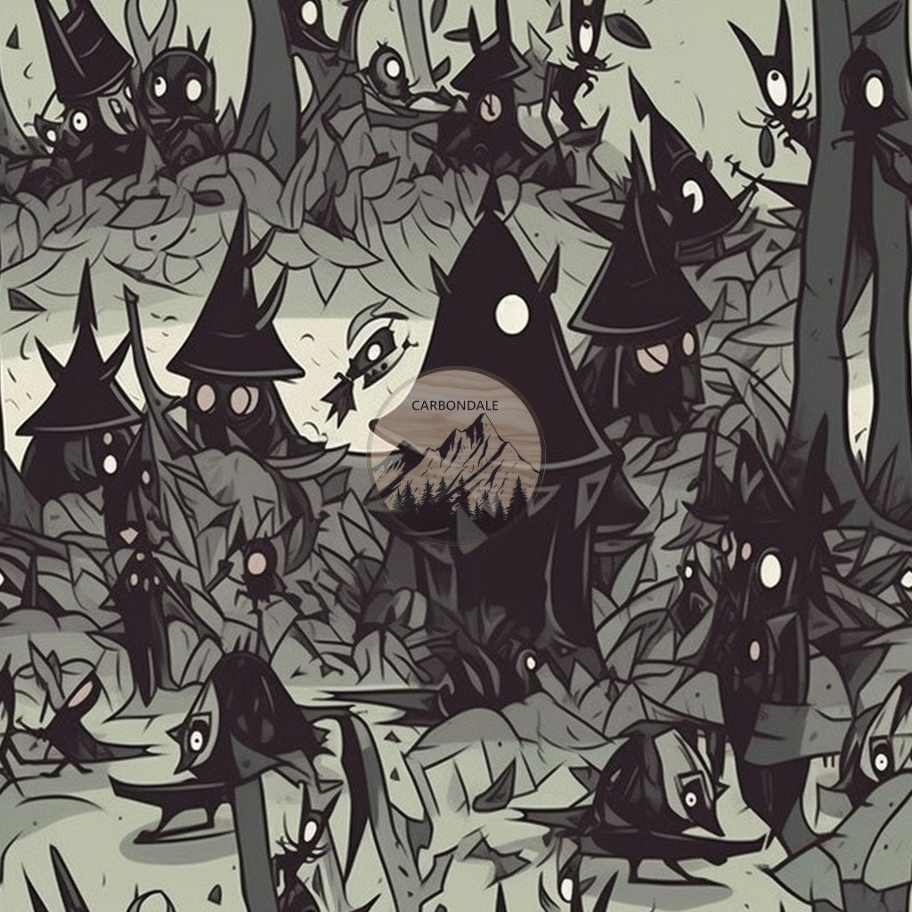 18 Weird Dark Seamless Patterns - Wacky Art, Weird Art, Don't Starve ...